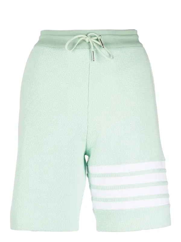 Thom Browne 4-bar Stripe Shorts - Green