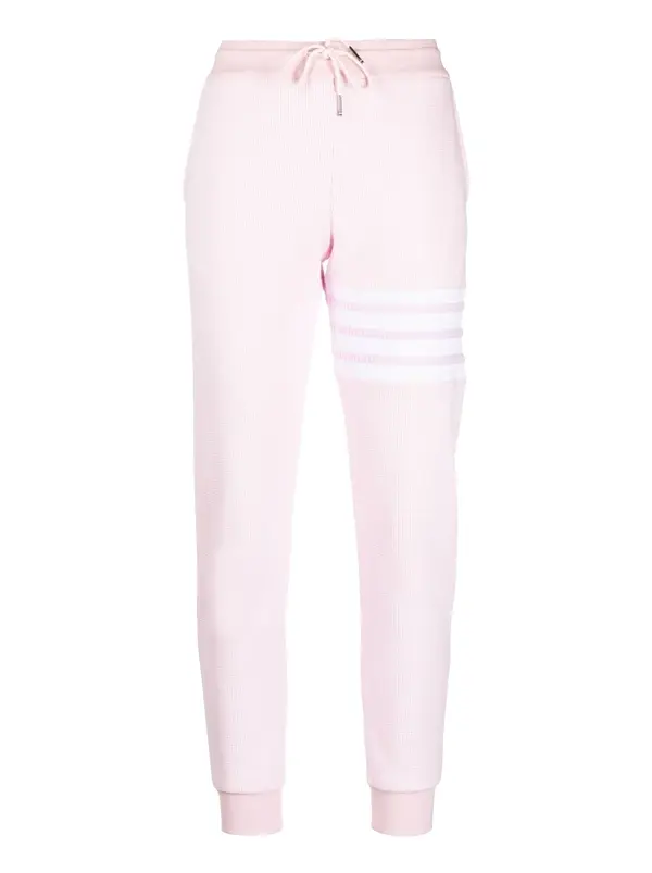 Thom Browne 4-bar Stripe Tapered Joggers - Pink