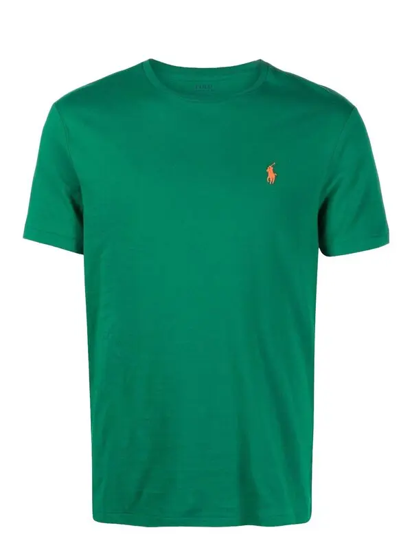 Polo Ralph Lauren Embroidered-logo Short-sleeve T-shirt - Green