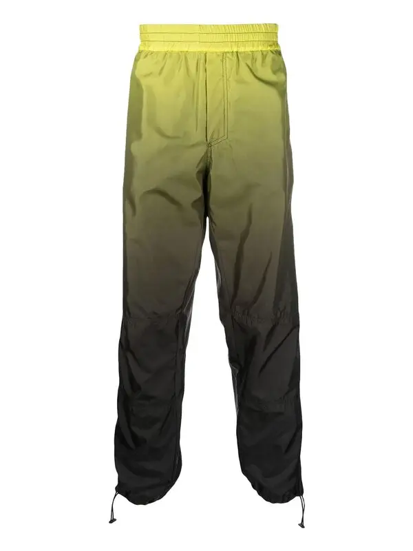 44 LABEL GROUP Gradient-effect Track Pants - Green