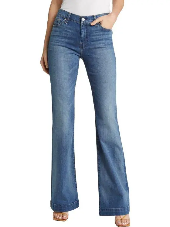 7 For All Mankind Dojo Tailorless Wide Leg Trouser Jeans - Disautlght