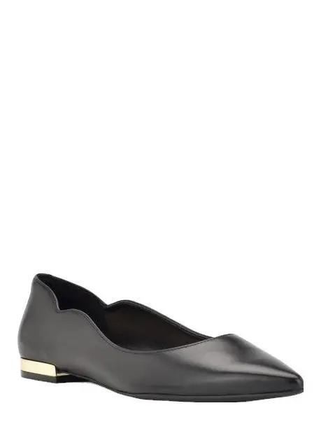 Nine West Pointed-toe Flat - Black