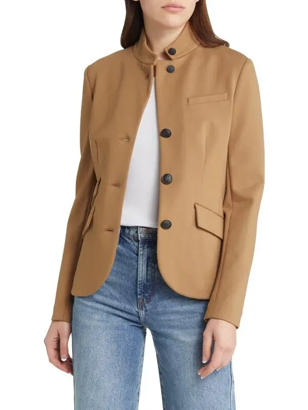 Rag & Bone Slade Ponte Blazer - Camel