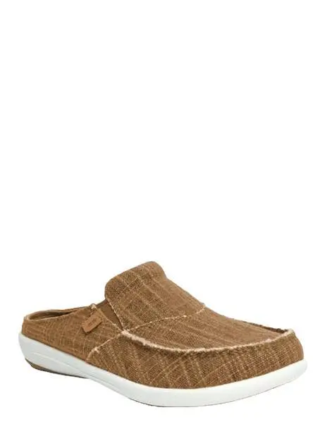 REVITALIGN Siesta Canvas Slip-on Shoe - Bison