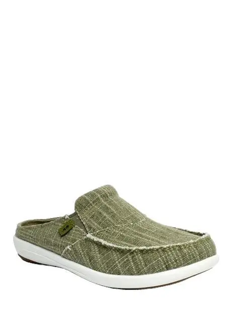REVITALIGN Siesta Canvas Slip-on Shoe - Olive