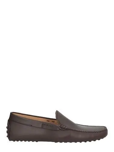 TOD'S Leather Driving Loafers - Brown