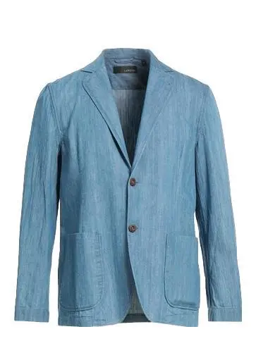 LARDINI Cotton Blazer - Blue
