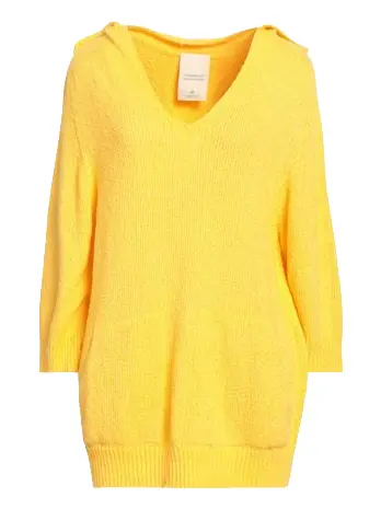 COMPAGNIA ITALIANA Knitted Sweater - Yellow