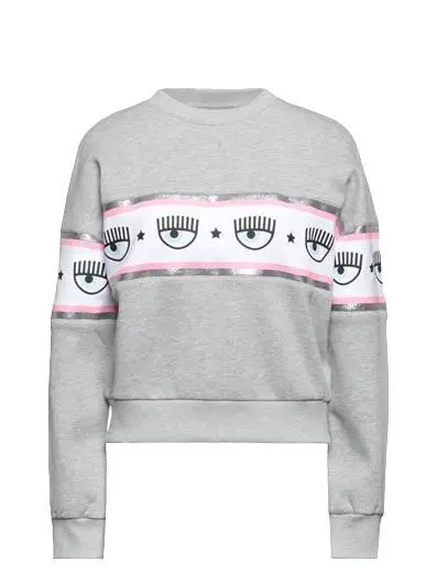 CHIARA FERRAGNI Fleece Sweatshirt - Grey