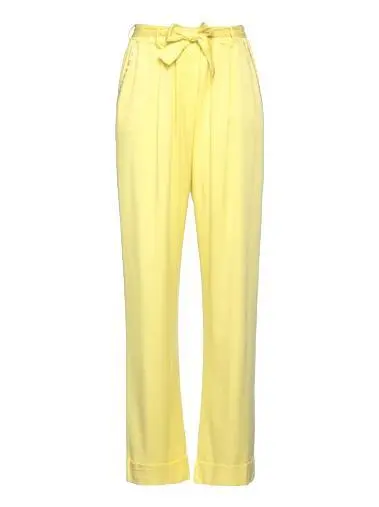 GAËLLE PARIS Straight-leg Twill Pants - Yellow