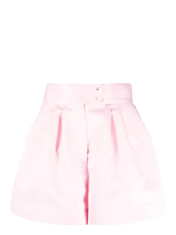 STYLAND Satin-finish Mini Shorts - Pink
