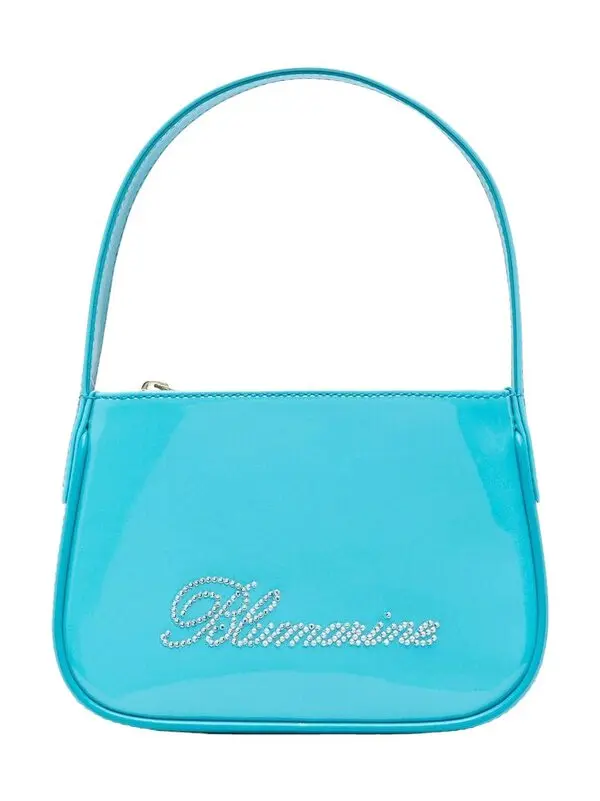 Blumarine Rhinestone-embellished Mini Bag - Blue