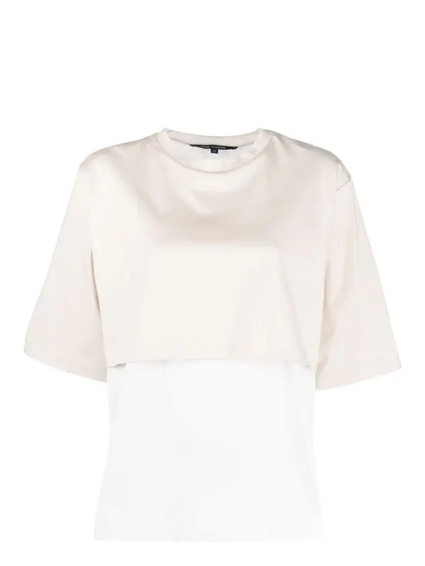Sofie D'hoore Crew Neck Layered T-shirt - Neutrals