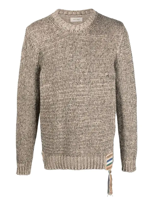 Nick Fouquet Tassel-detail Jumper - Neutrals