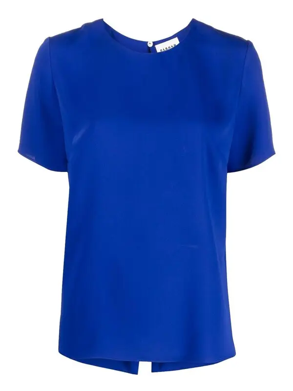 P.a.r.o.s.h Cady Short-sleeved Blouse - Blue
