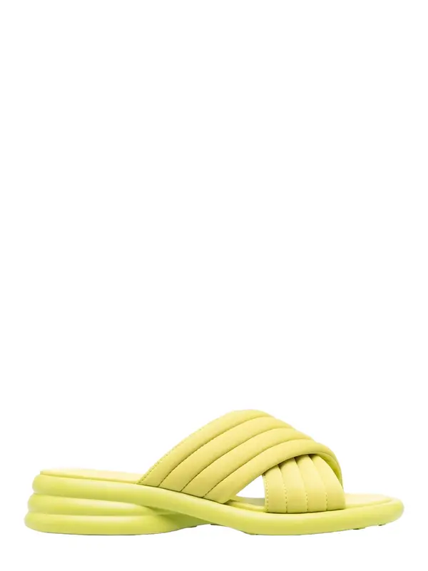 Camper Spiro Crossover-strap Sandals - Green