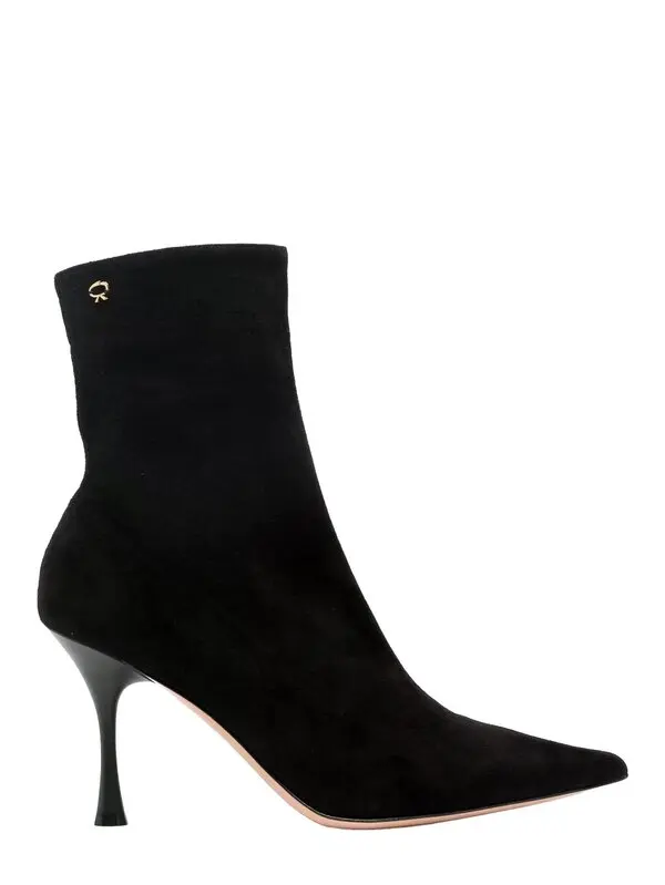 GIANVITO ROSSI Dunn 85mm Suede Boots - Black