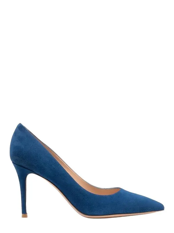 GIANVITO ROSSI 85mm Pointed Pumps - Blue