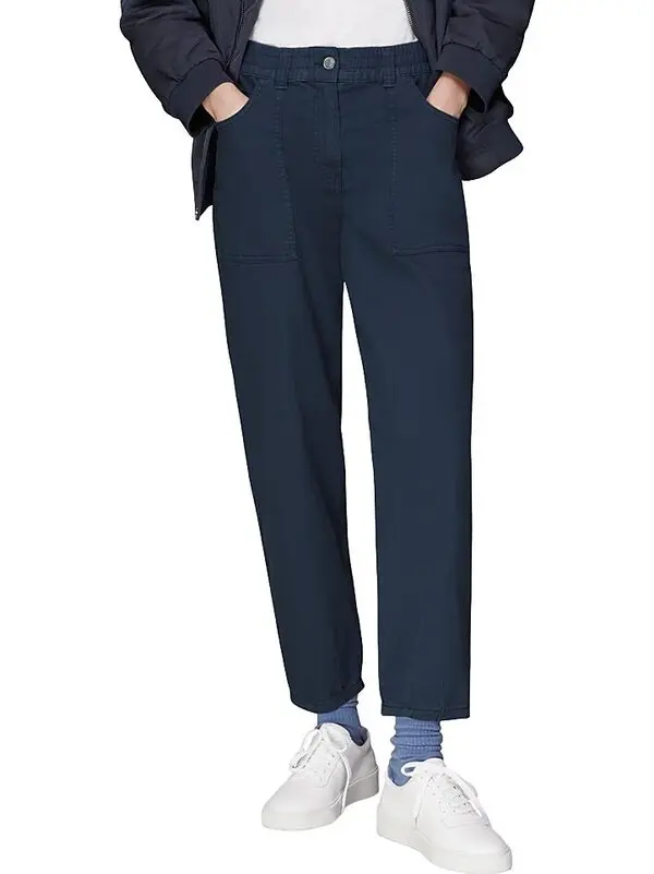 Whistles Tessa Boyfriend Pants - Navy
