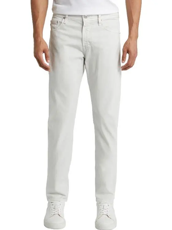 Ag Tellis Stretch Sateen Slim Pants - Sulfur Silver Smoke