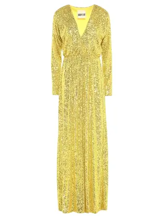 ANIYE BY Maxi Sequined Dress - Yellow