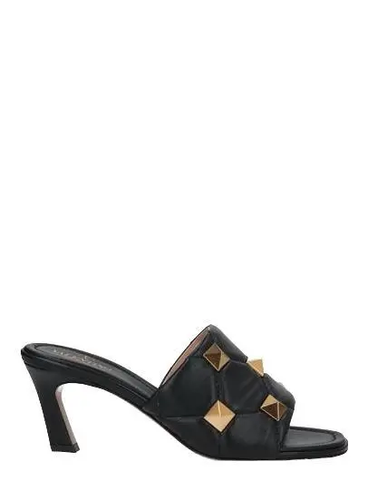 Valentino Garavani 11. Leather Sandals - Black
