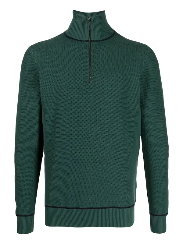 Pringle Of Scotland Half-zip Jumper - Green