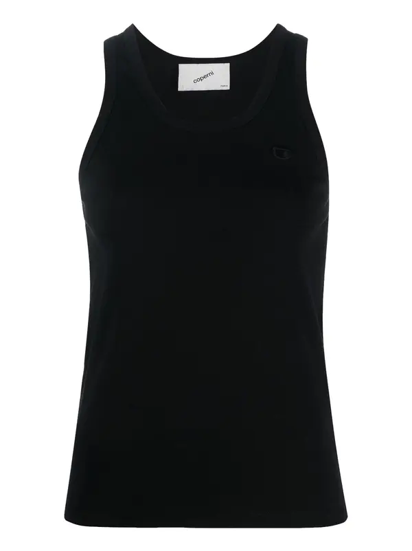 Coperni U-neck Tank Top - Black