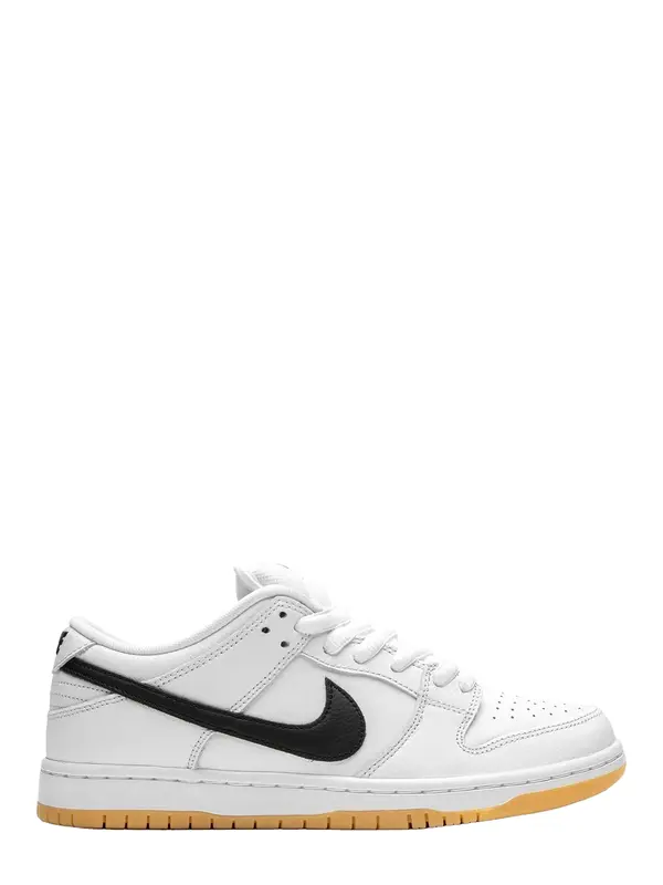 Nike Sb Dunk Low Gum Sneakers - White