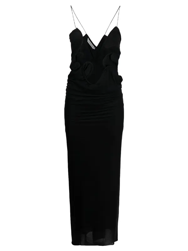 Christopher Esber Moulded Venus Maxi Dress - Black