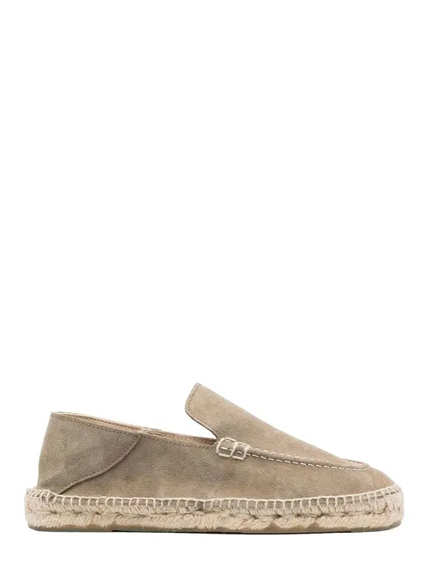 Manebí Suede Slip-on Espadrilles - Green