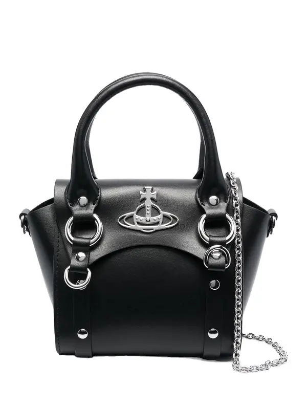 VIVIENNE WESTWOOD Betty Mini Chain Tote Bag - Black