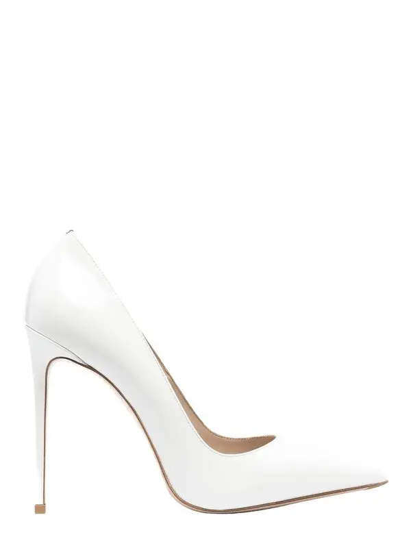 LE SILLA Eva 125mm Pointed-toe Pumps - White