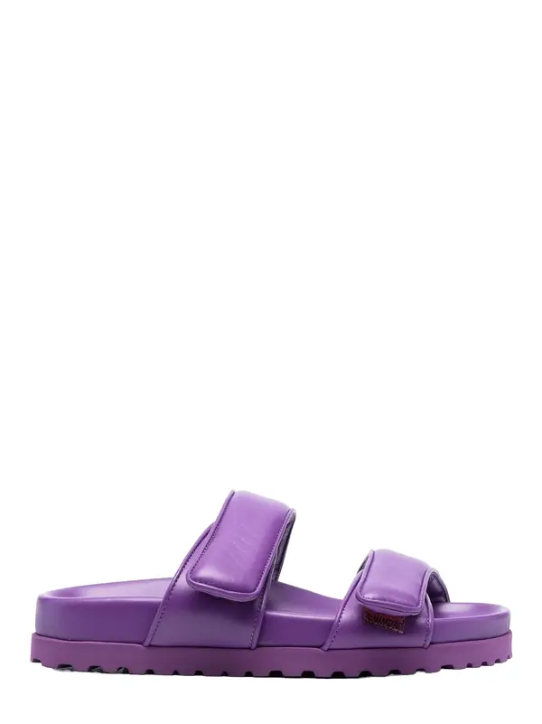 GIABORGHINI X Pernille Teisbaek Double-strap Slides - Purple