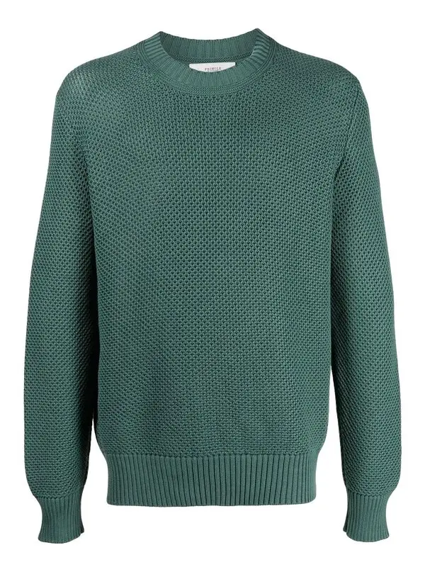 Pringle Of Scotland Round Neck Cotton Jumper - Green