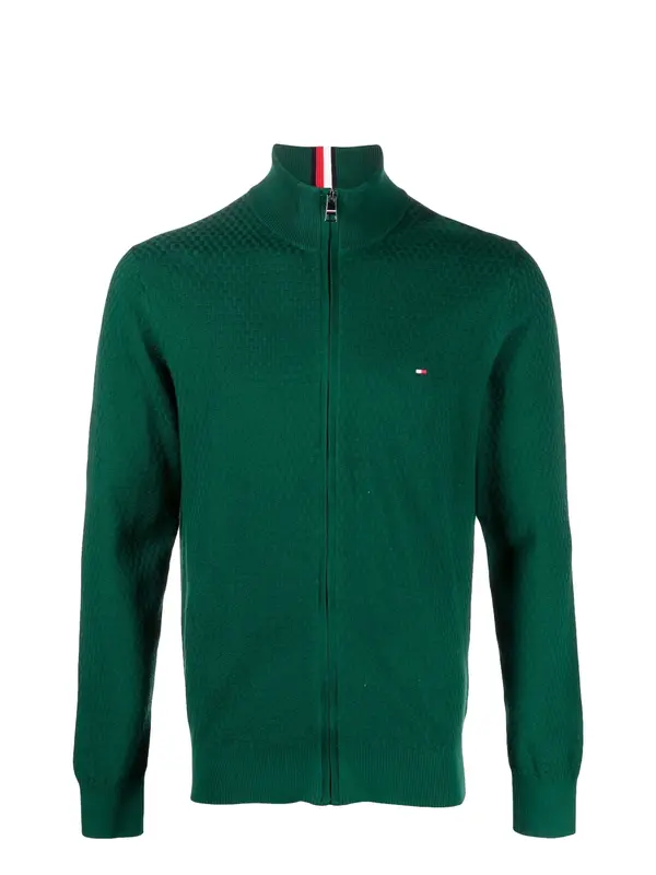 Tommy Hilfiger Zip-through Cotton Jacket - Green