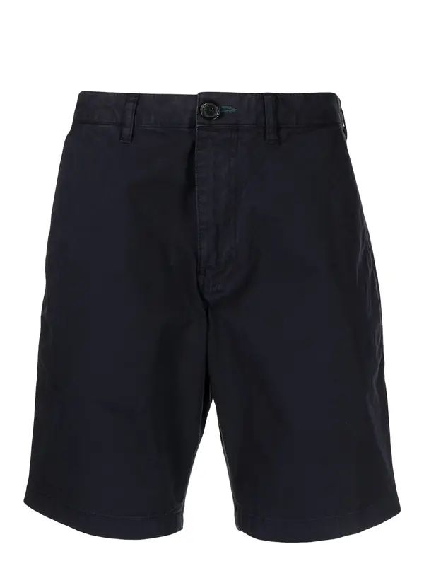 Paul Smith Cotton Bermuda Shorts - Blue