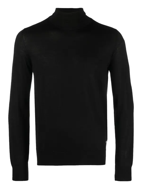 Brioni Dolcevita Roll Neck Jumper - Black