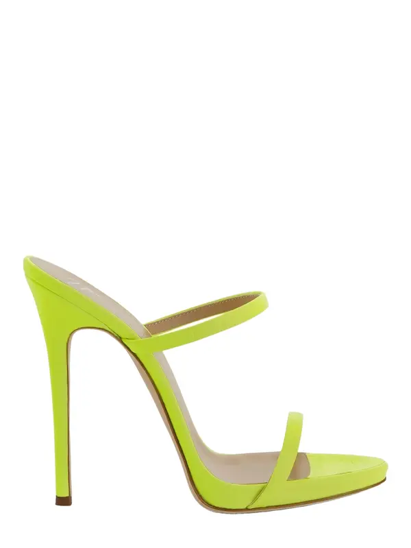 GIUSEPPE ZANOTTI 120mm Darsey Sandals - Yellow