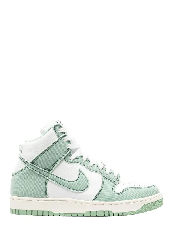 Nike Dunk High 1985 Denim Sneakers - Green