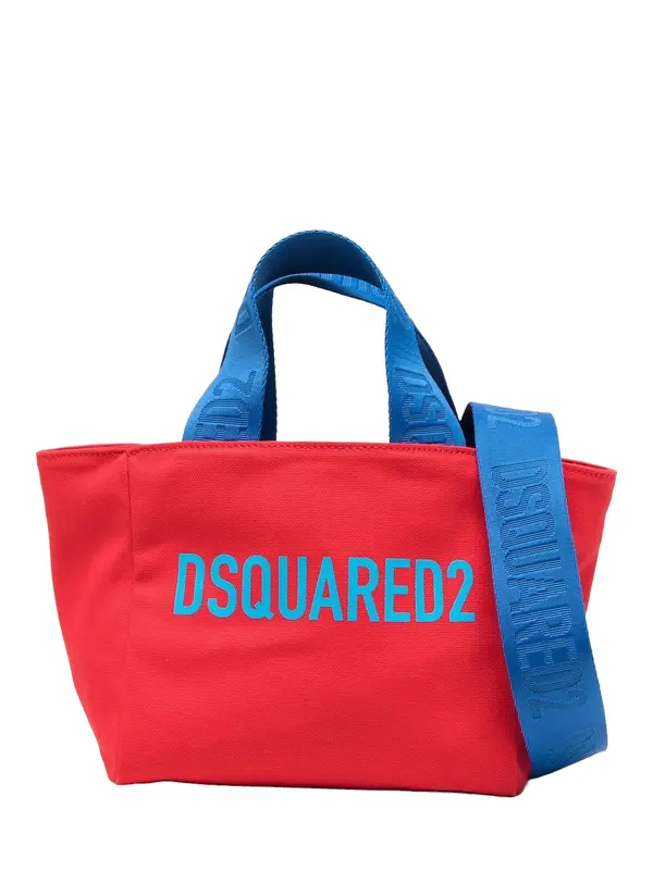 Dsquared2 Small Logo Print Tote Bag - Red