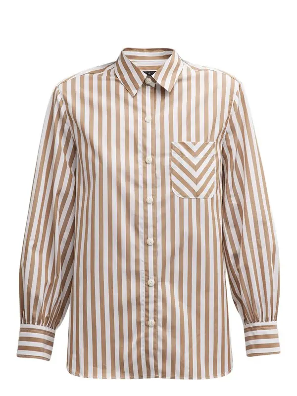 Rag & Bone Maxine Striped Shirt - Brwstripe