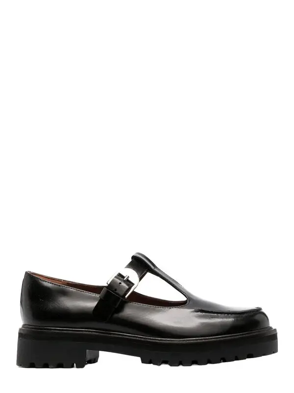 REFORMATION Abalonia Mary Jane Loafers - Black