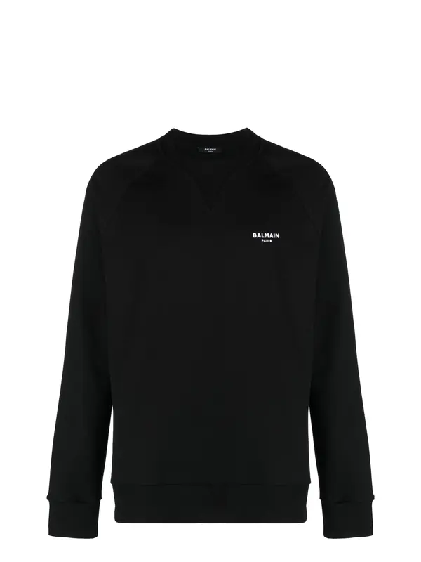 Balmain Logo-print Sweatshirt - Black