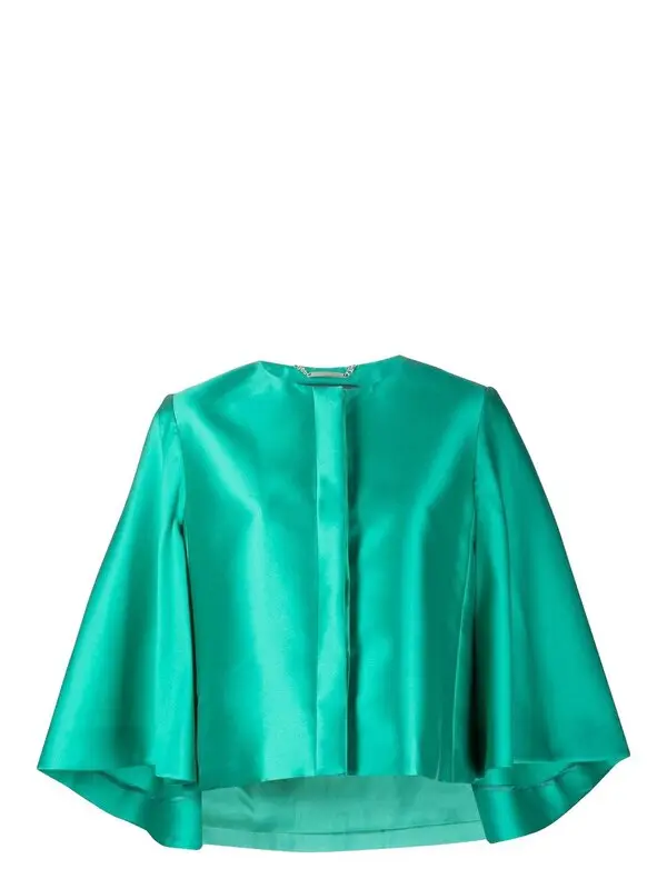 Alberta Ferretti Cape Jacket - Green