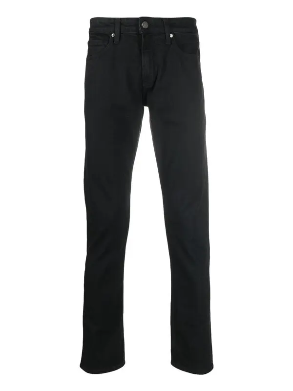 Calvin Klein Slim-fit Mid-rise Jeans - Black