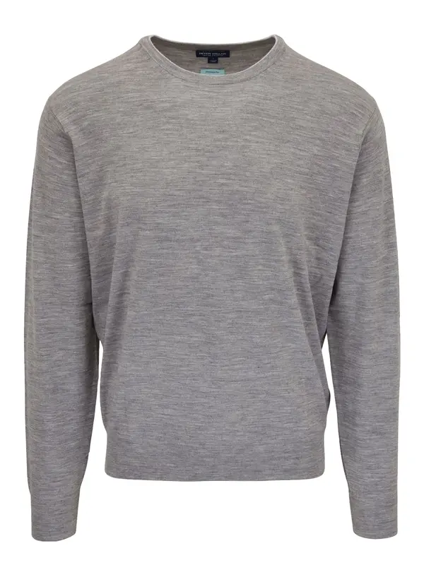Peter Millar Crew-neck Knit Jumper - Grey