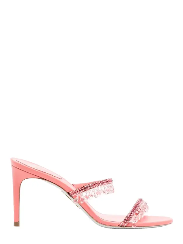Rene Caovilla Crystal-embellished Sandals - Pink