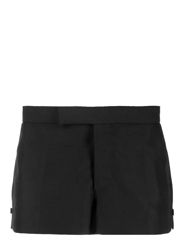 Thom Browne Tailored Wool Shorts - Black