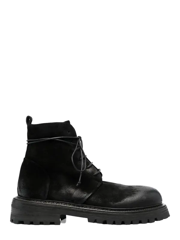 Marsèll Suede Ankle Boots - Black
